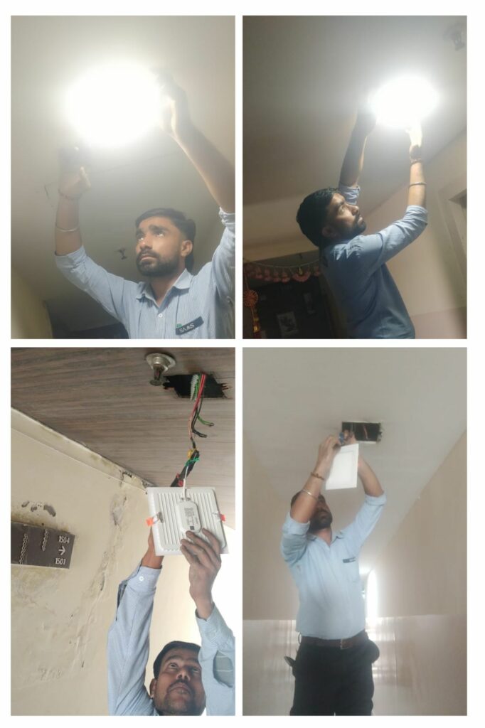 Lighting Upgrade Drive at Paras Tierea: Illuminating Our Community ...